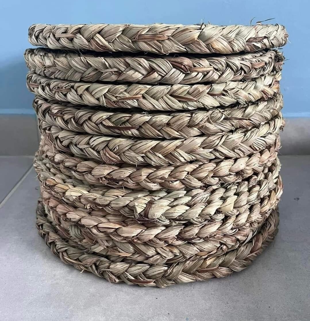 Natural Woven Rattan Underplates– Wild Orchid